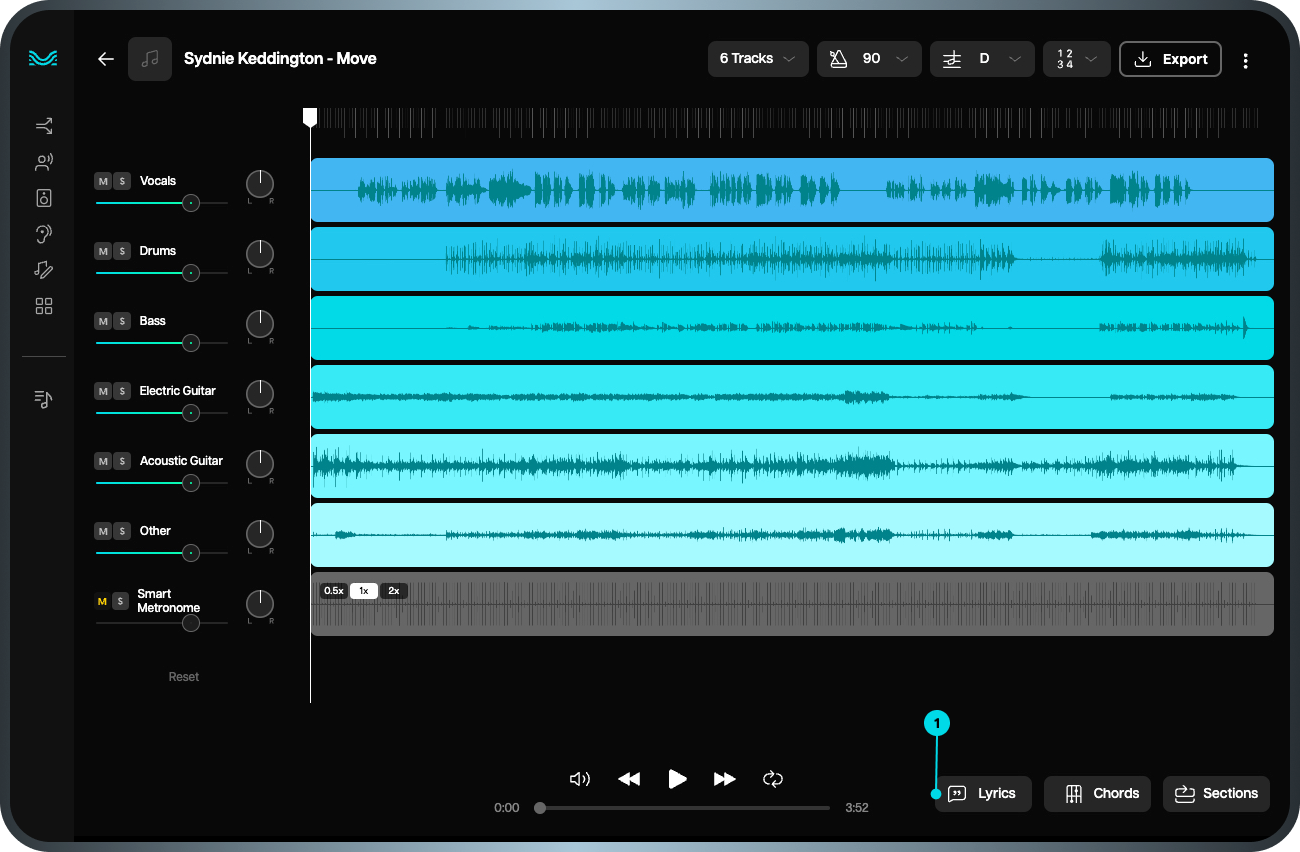 How do I use the transcription and edit the lyrics? – moises.ai